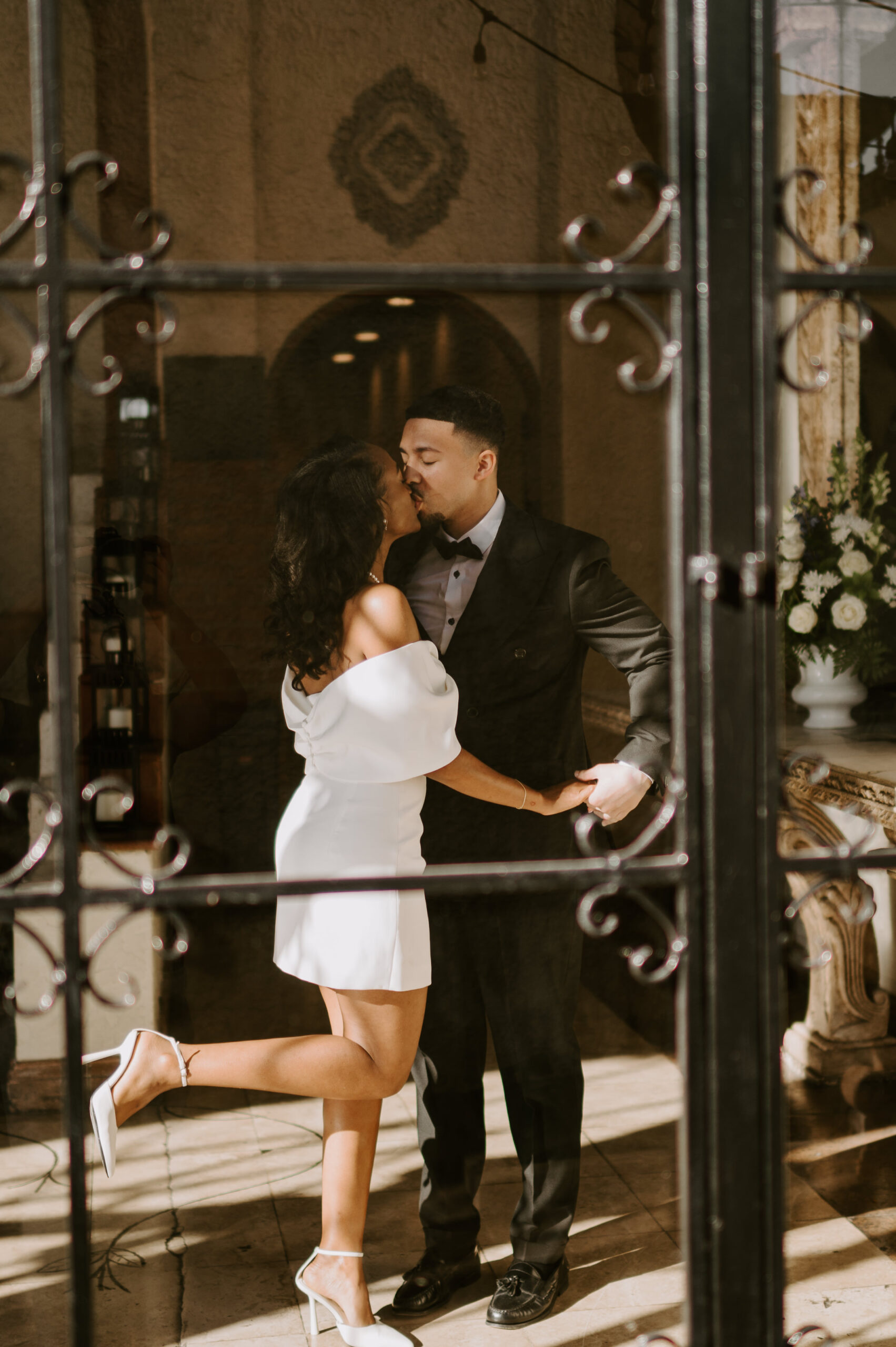 Old Money Vintage Downtown Houston Engagement Photos - Blog